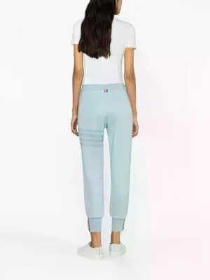 Thom Browne 4-bar Stripe Cotton Track Pants - Blue