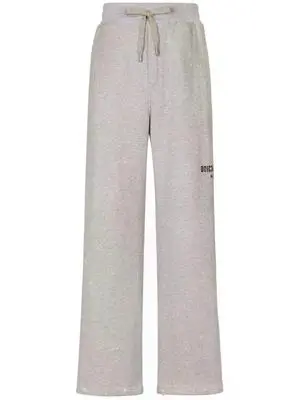 Dolce & Gabbana Logo-print Cotton Track Pants - Grey