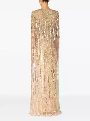 Jenny Packham Sequin-embellished Maxi Dress