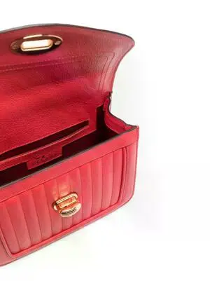 DELAGE Mini Ginette Shoulder Bag - Red