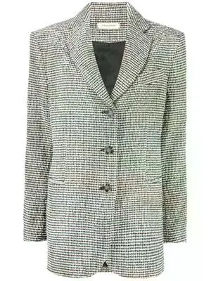 0711 TBILISI Houndstooth Single-breasted Blazer