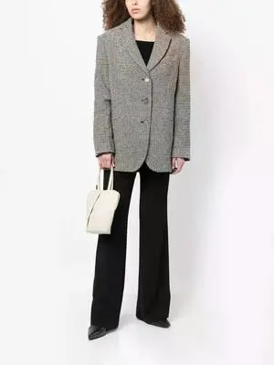 0711 TBILISI Houndstooth Single-breasted Blazer