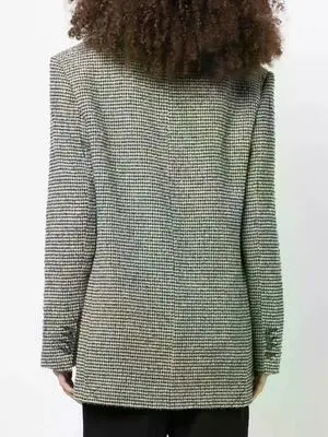 0711 TBILISI Houndstooth Single-breasted Blazer