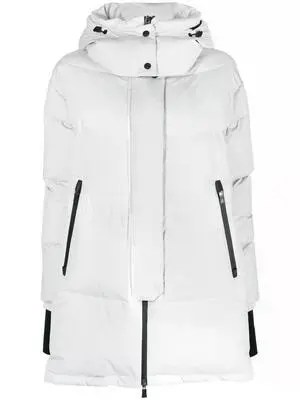 Herno Hooded Feather-down Padded Coat - Grey