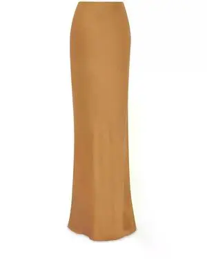 Saint Laurent Silk Floor-length Skirt
