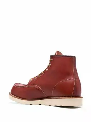 Red Wing Lace-up Leather Boots - Brown