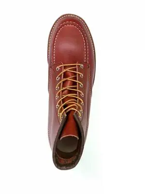 Red Wing Lace-up Leather Boots - Brown