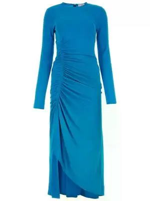 Givenchy Long-sleeve Draped Maxi Dress