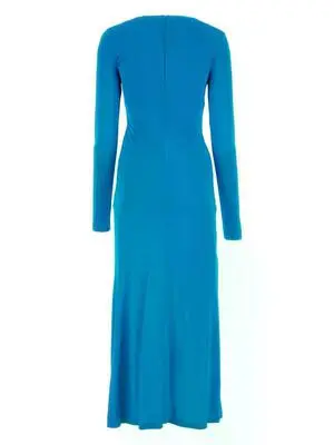 Givenchy Long-sleeve Draped Maxi Dress