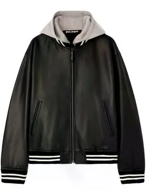Palm Angels Curved-logo Bomber Jacket