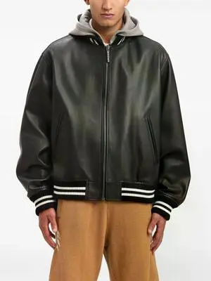 Palm Angels Curved-logo Bomber Jacket
