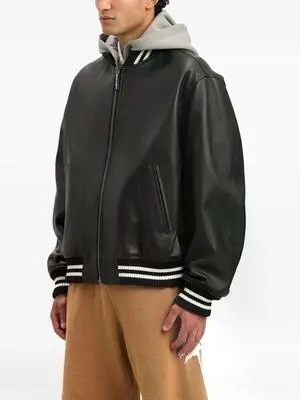 Palm Angels Curved-logo Bomber Jacket