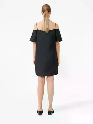 GANNI Mini Cold-shoulder Dress