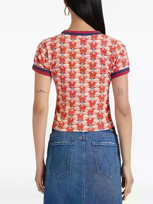 La DoubleJ Itty Bitty Double Binding Ringer T-shirt