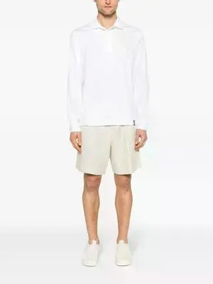 DRUMOHR Long-sleeve Jersey Polo Shirt