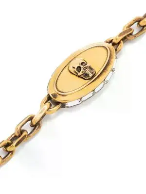 Alexander McQueen Skull-detail Chain-link Bracelet