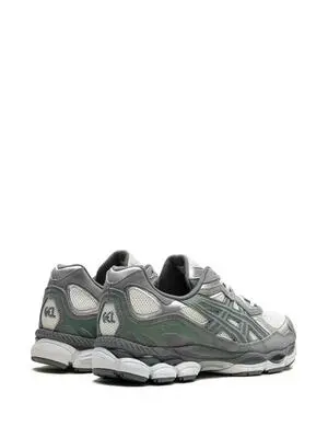 Asics Gel-nyc Cream/steel Sneakers - Grey
