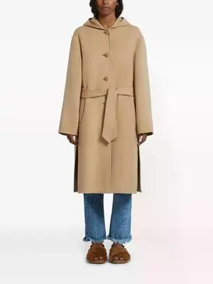 Marni Belted Hooded Coat