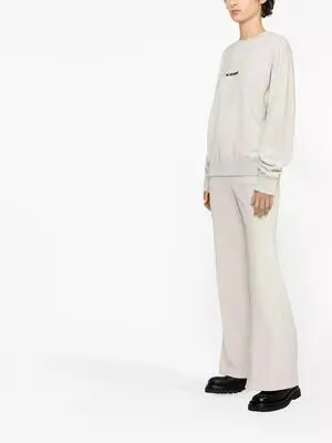JIL SANDER Logo Print Cotton Sweatshirt