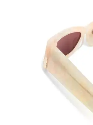 Gcds Rectangular Tinted Sunglasses