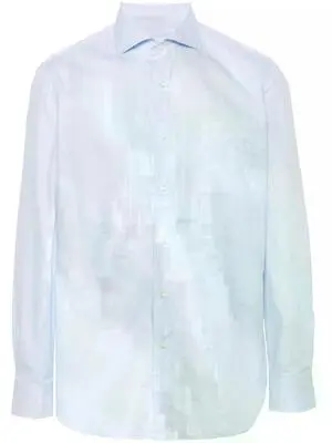LUIGI BORRELLI Checked Cotton Shirt