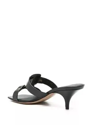 FERRAGAMO Leather Heeled Sandals