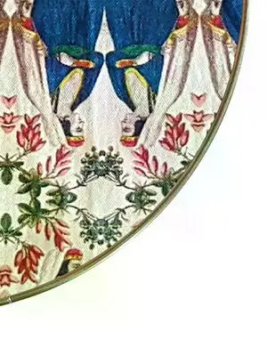 LES-OTTOMANS Patch Nyc Circular Tray