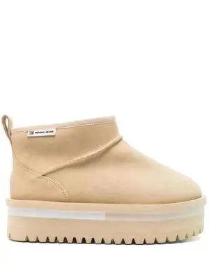 Tommy Hilfiger Suede Flatform Boots