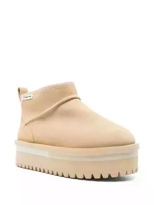 Tommy Hilfiger Suede Flatform Boots