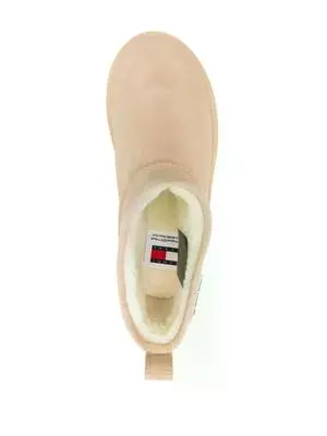 Tommy Hilfiger Suede Flatform Boots