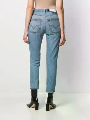 RE/DONE High-rise Cropped Jeans