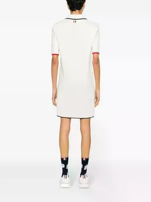 Thom Browne Rwb-stripe Virgin Wool Dress