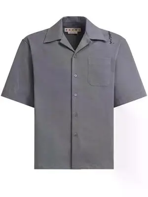 Marni Piqué-weave Shirt - Grey