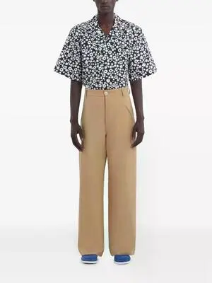 Marni Virgin Wool Straight-leg Trousers