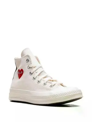 CONVERSE X COMME DES GARONS PLAY Chuck 70 High Top Sneakers