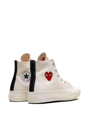 CONVERSE X COMME DES GARONS PLAY Chuck 70 High Top Sneakers