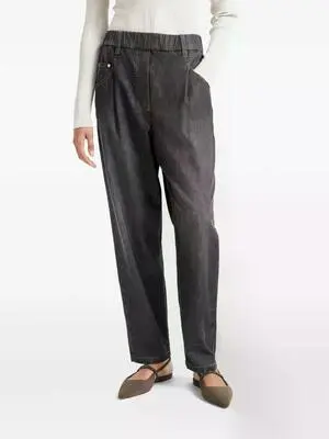 Brunello Cucinelli Tapered Jeans - Black