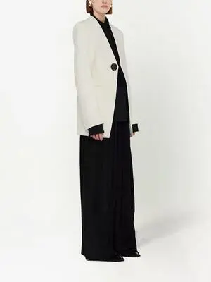 JIL SANDER Ruffle-trim Long-sleeved Shirt
