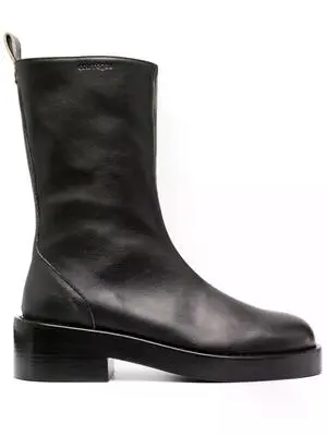 COURREGES 55mm Leather Ankle Boots