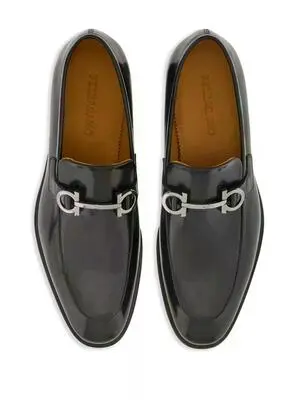 FERRAGAMO Gancini Leather Loafers