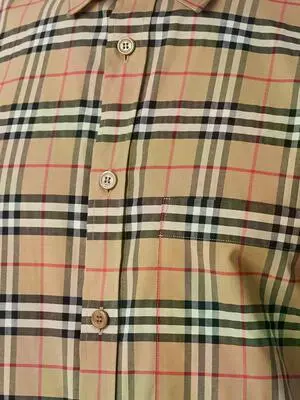 Burberry Small Scale Check Shirt - Neutrals