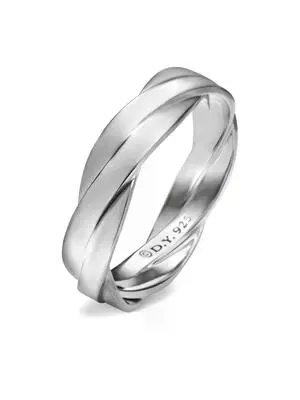 David Yurman Sterling Helios Band Ring - Silver