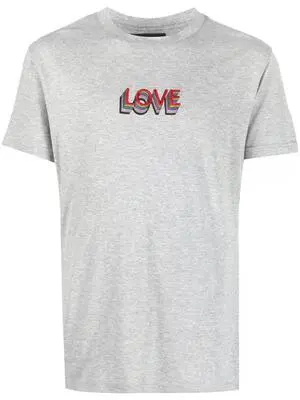 Viktor & Rolf Love-print Cotton-blend T-shirt