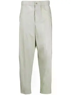 Giorgio Armani Elasticated-waist Cotton Trousers