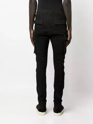Rick Owens Mastodon Drawstring Slim-fit Trousers - Black