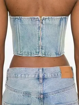 Wardrobe.NYC Strapless Denim Top