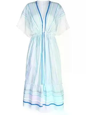LEMLEM Ruki Striped Dress - Blue