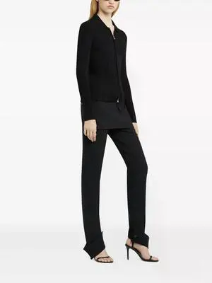 COURREGES Zip-up Cardigan With Appliqué Logo
