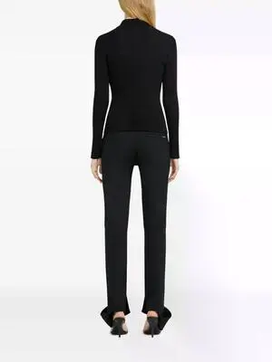 COURREGES Zip-up Cardigan With Appliqué Logo