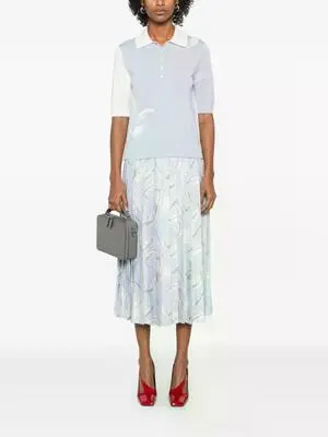 Thom Browne Knitted Polo Top